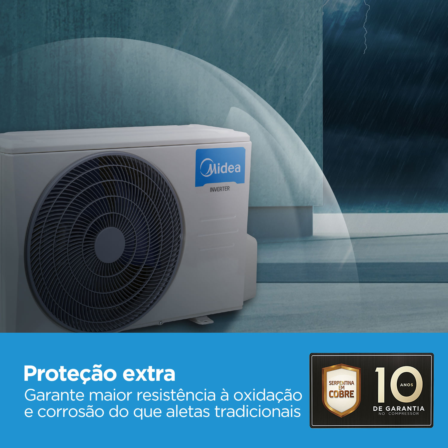 Ar Condicionado Split Hi-Wall Inverter Midea Xtreme Save Connect 12.000 ...